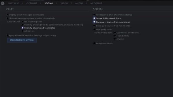 How to Turn off Chat and Voice Communication in DOTA 2? - Technobrax